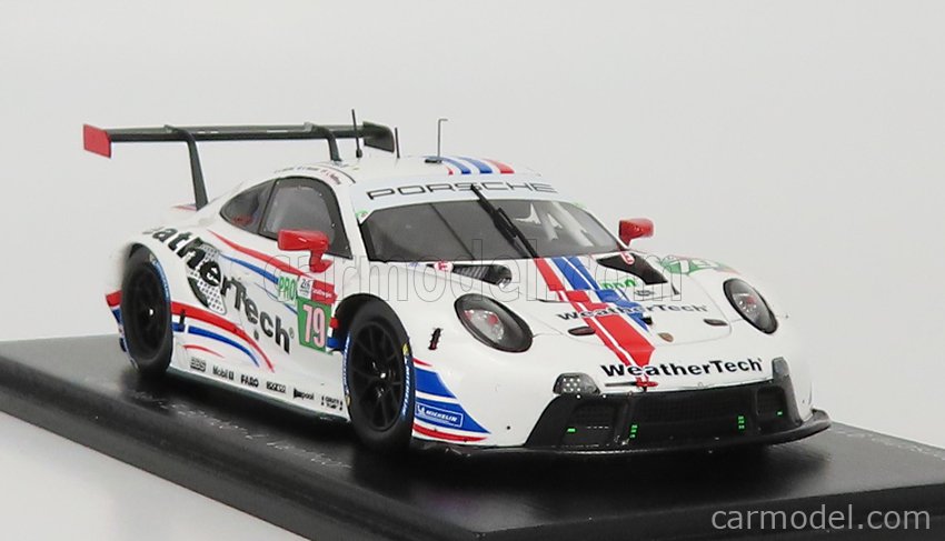 SPARK-MODEL S8262 Scale 1/43 | PORSCHE 911 991-2 4.2L RSR-19 TEAM WEATHERTECH RACING N 79 24h LE ...