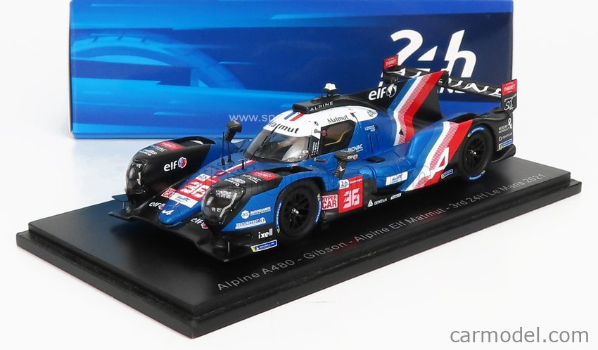 SPARK-MODEL S8232 Scale 1/43 | ALPINE A480 4.5L V8 TEAM ALPINE ELF ...