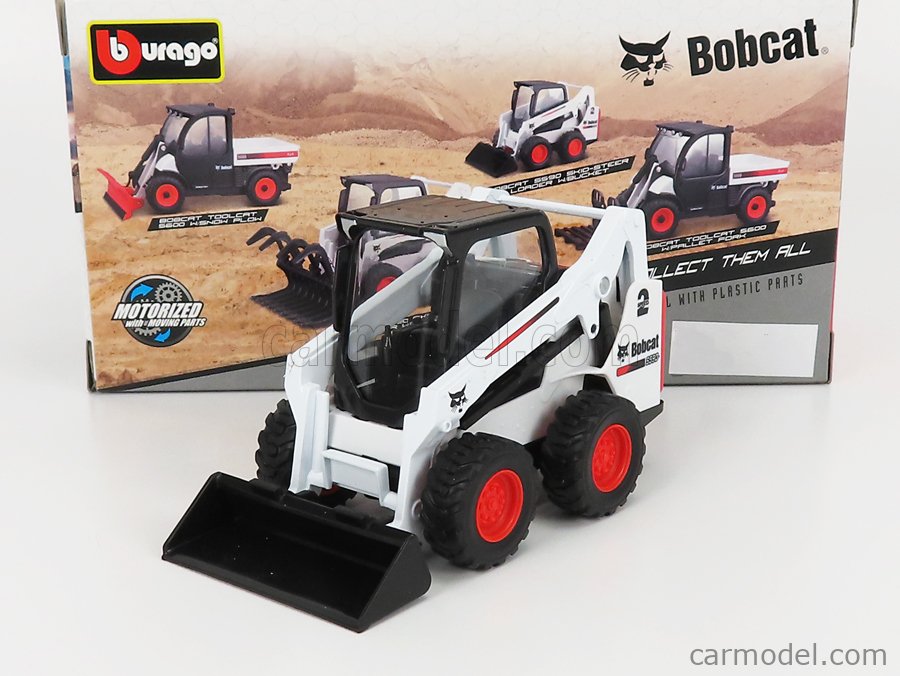 BURAGO BU31801 Scale 1/50 | BOBCAT S590 TRACTOR RUSPA GOMMATA 2010 ...