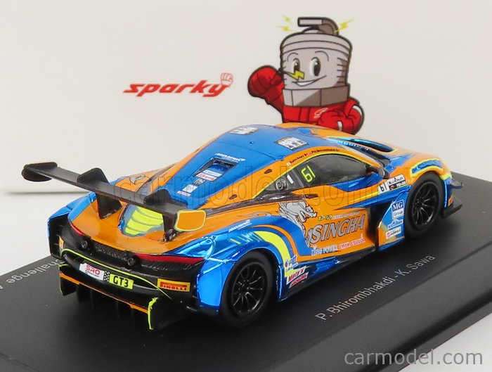 SPARK-MODEL Y164 Scale 1/64 | McLAREN 720S GT3 TEAM ABSSA MOTORSPORT N ...