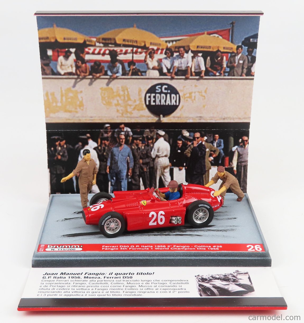 BRUMM PROM S21/10 Masstab: 1/43 | FERRARI F1 LANCIA D50 N 26 WORLD ...