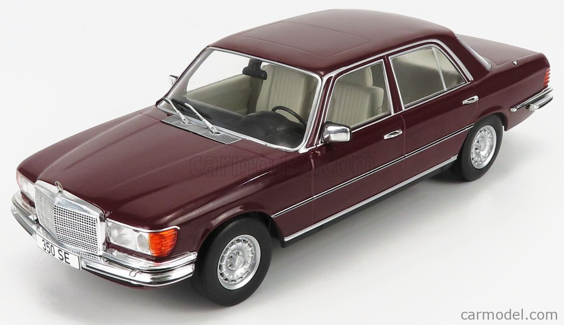 MCG MCG18183 Scale 1/18 | MERCEDES BENZ S-CLASS 350 SE (W116) 1972 BORDEAUX