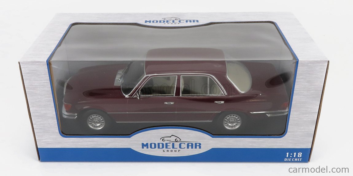 MCG MCG18183 Scale 1/18 | MERCEDES BENZ S-CLASS 350 SE (W116) 1972 BORDEAUX