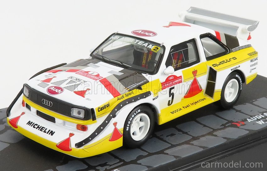 EDICOLA PASRACOL070 Escala 1/43 | AUDI QUATTRO SPORT E2 S1 N 5 WINNER ...