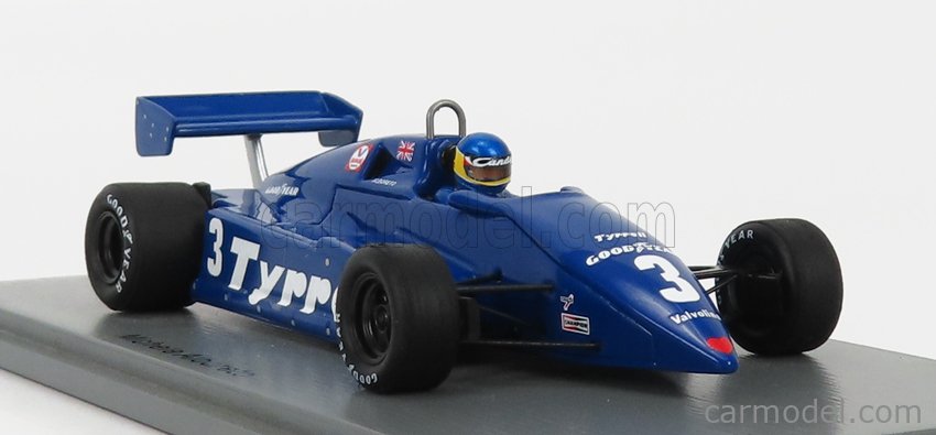 SPARK-MODEL S7283 Scale 1/43 | TYRRELL F1 011 N 3 GERMANY GP 1982 M ...