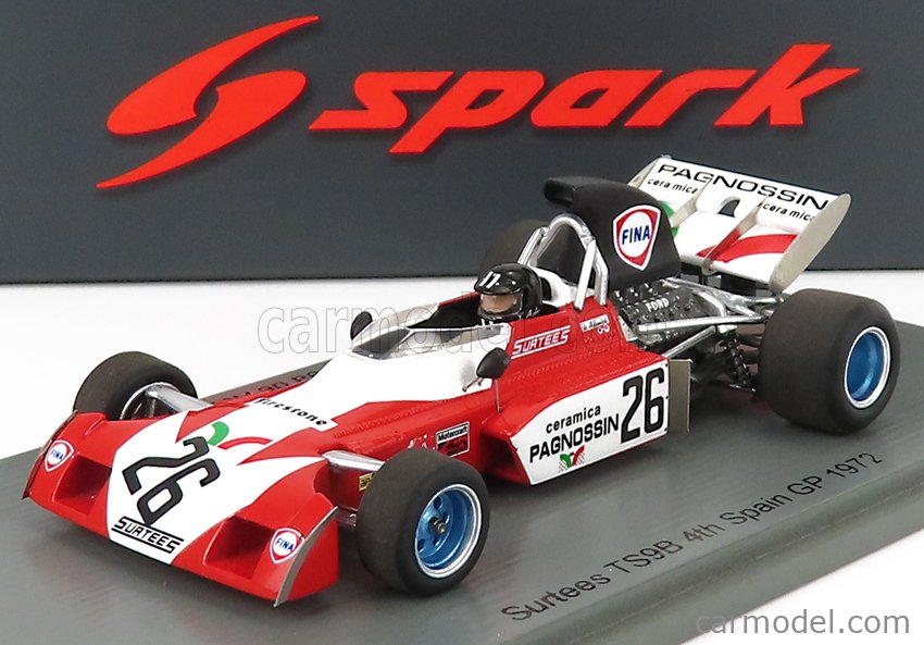 SPARK-MODEL S3994 Scala 1/43 | SURTEES F1 TS9B N 26 SPAIN GP 1972 A.DE ...
