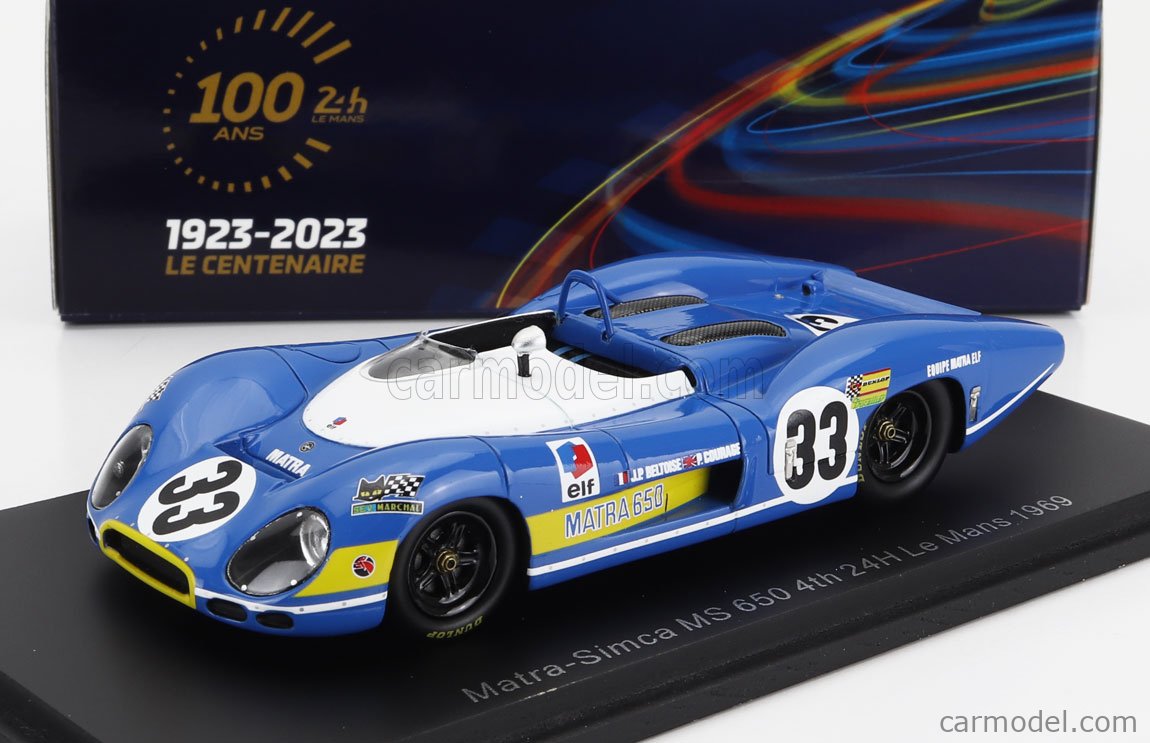 SPARK-MODEL S3547 Scale 1/43 | MATRA SIMCA MS 650 3.0L V12 TEAM MATRA ...