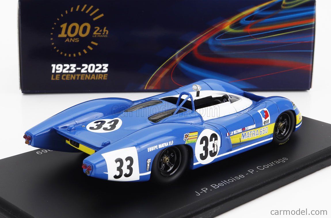 SPARK-MODEL S3547 Scale 1/43 | MATRA SIMCA MS 650 3.0L V12 TEAM MATRA ...