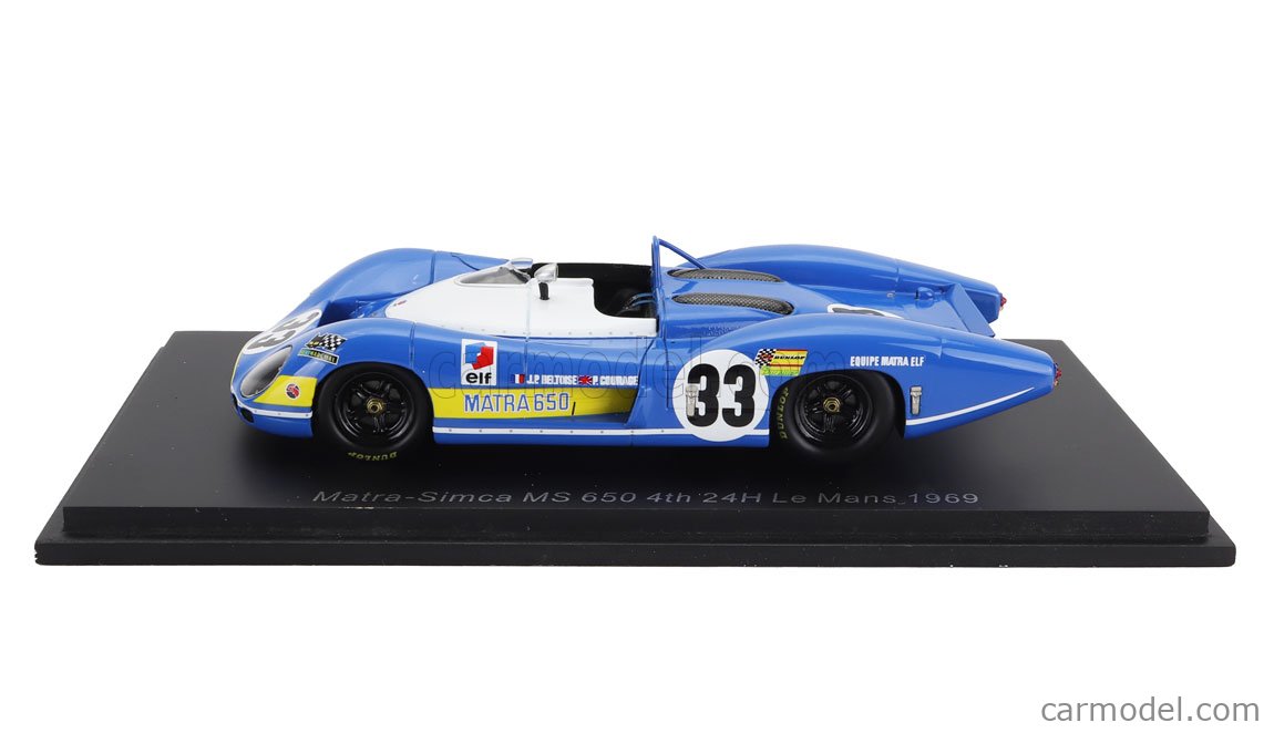 SPARK-MODEL S3547 Scale 1/43 | MATRA SIMCA MS 650 3.0L V12 TEAM MATRA ...