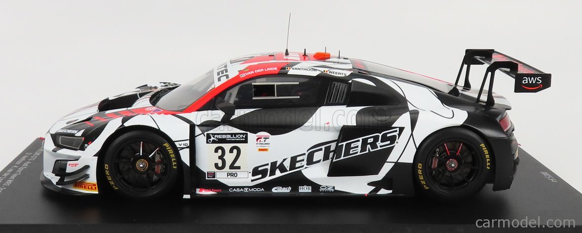SPARK-MODEL 18SB031 Escala 1/18 | AUDI R8 LMS GT3 TEAM AUDI SPORT WRT N 32 2nd 24h SPA 2021 D ...