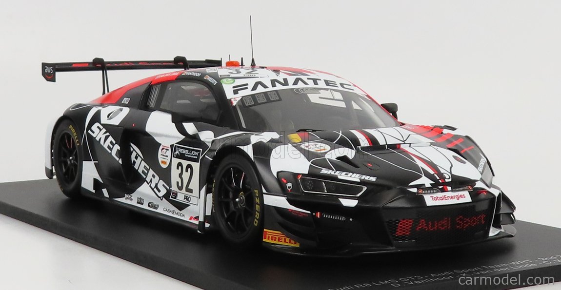 SPARK-MODEL 18SB031 Scala 1/18 | AUDI R8 LMS GT3 TEAM AUDI SPORT WRT N 32 2nd 24h SPA 2021 D ...