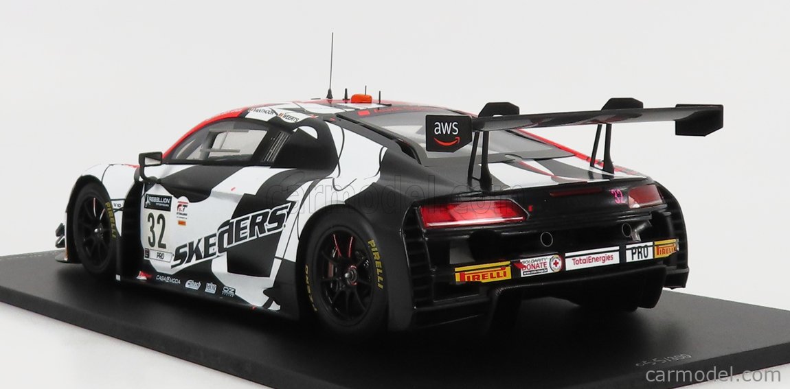 SPARK-MODEL 18SB031 Scale 1/18 | AUDI R8 LMS GT3 TEAM AUDI SPORT WRT N 32 2nd 24h SPA 2021 D ...
