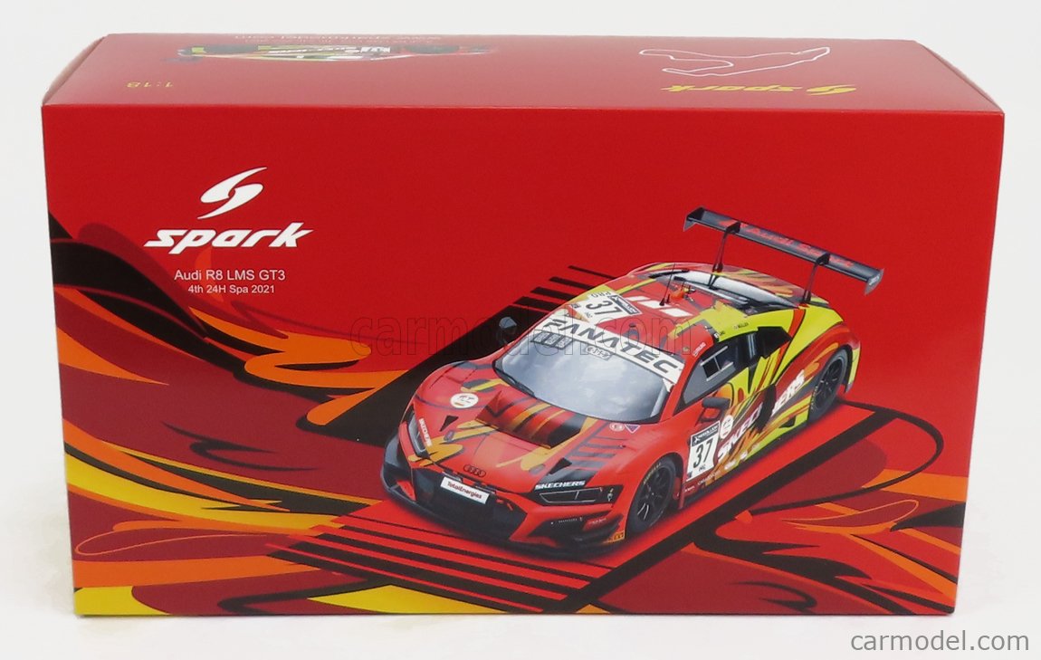 SPARK-MODEL 18SB033 Scale 1/18 | AUDI R8 LMS GT3 TEAM AUDI SPORT WRT N ...