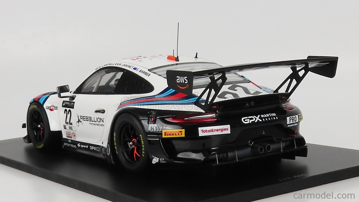 SPARK-MODEL 18SB038 Scale 1/18 | PORSCHE 911 991 GT3 R TEAM GPX MARTINI ...