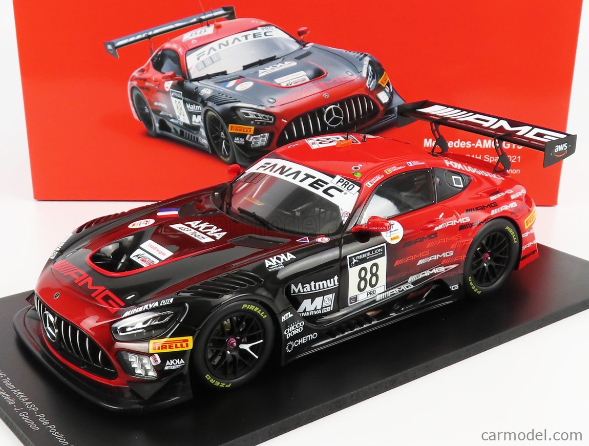 SPARK-MODEL 18SB039 Scale 1/18 | MERCEDES BENZ AMG GT3 TEAM AKKA ASP N ...