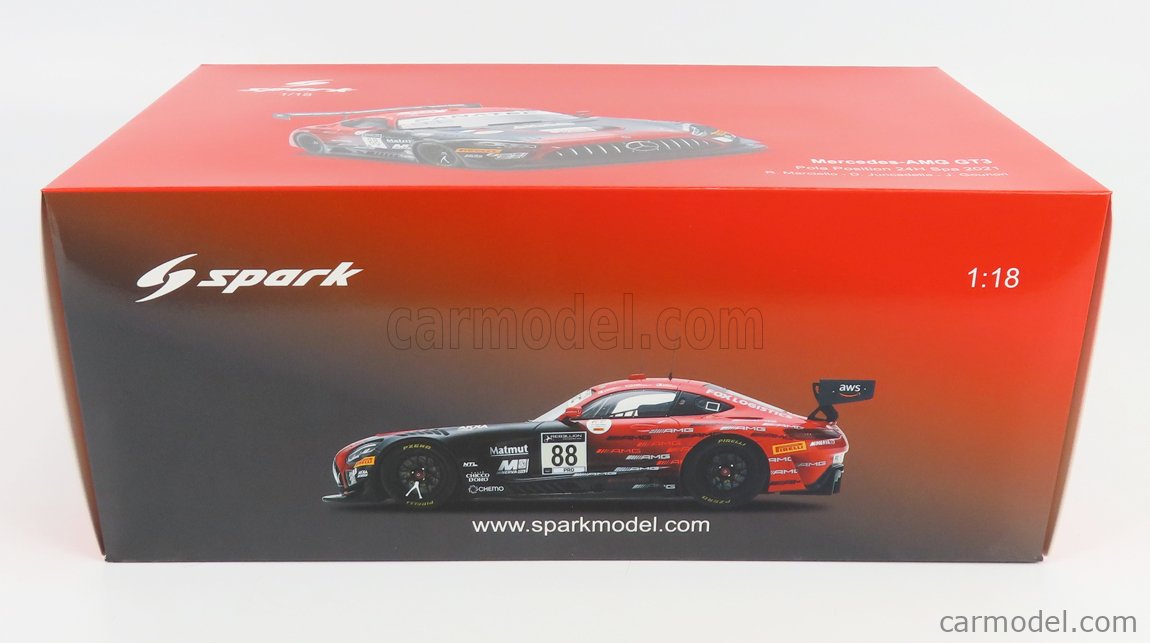 SPARK-MODEL 18SB039 Scale 1/18 | MERCEDES BENZ AMG GT3 TEAM AKKA ASP N ...