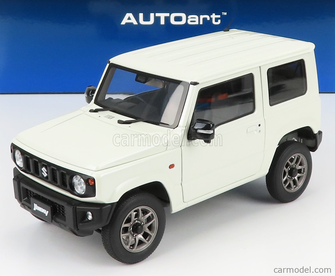 AUTOART 78505 Scale 1/18 | SUZUKI JIMNY JB64 LHD 2018 PURE WHITE PEARL