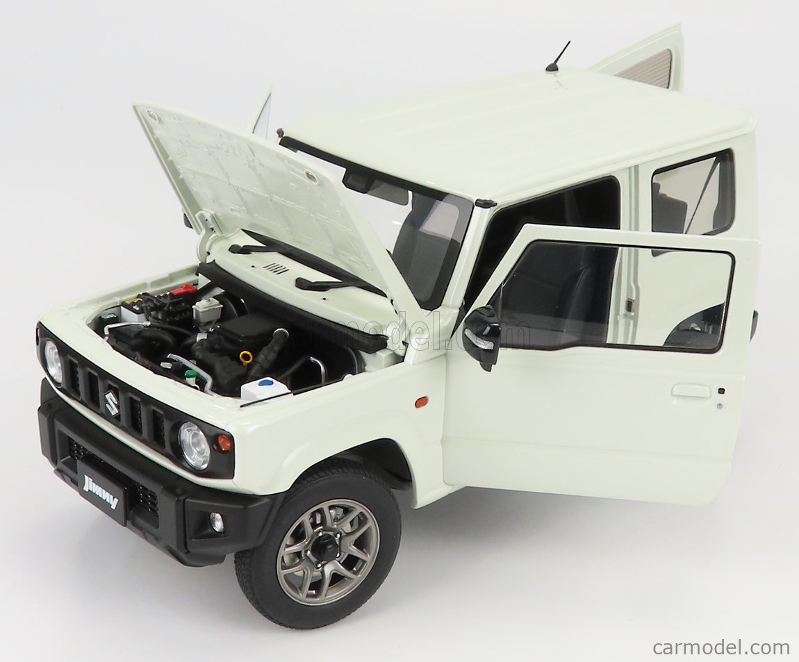 AUTOART 78505 Scale 1/18 | SUZUKI JIMNY JB64 LHD 2018 PURE WHITE PEARL