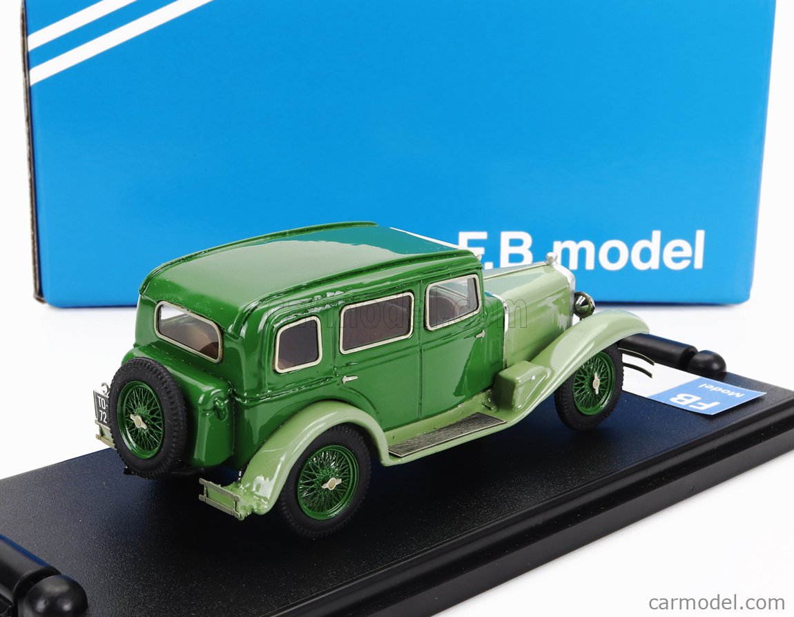 FB-MODEL FB098i Scale 1/43 | ALFA ROMEO 6C 1750 BERLINE 1931 2 TONE GREEN