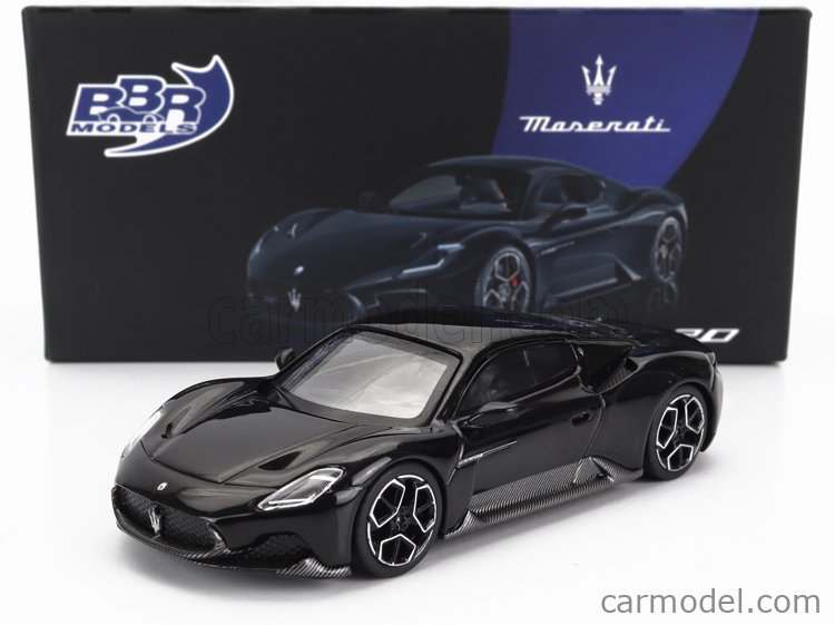 BBR-MODELS BBRDIE6402 Scale 1/64 | MASERATI MC20 2020 NERO ENIGMA - BLACK
