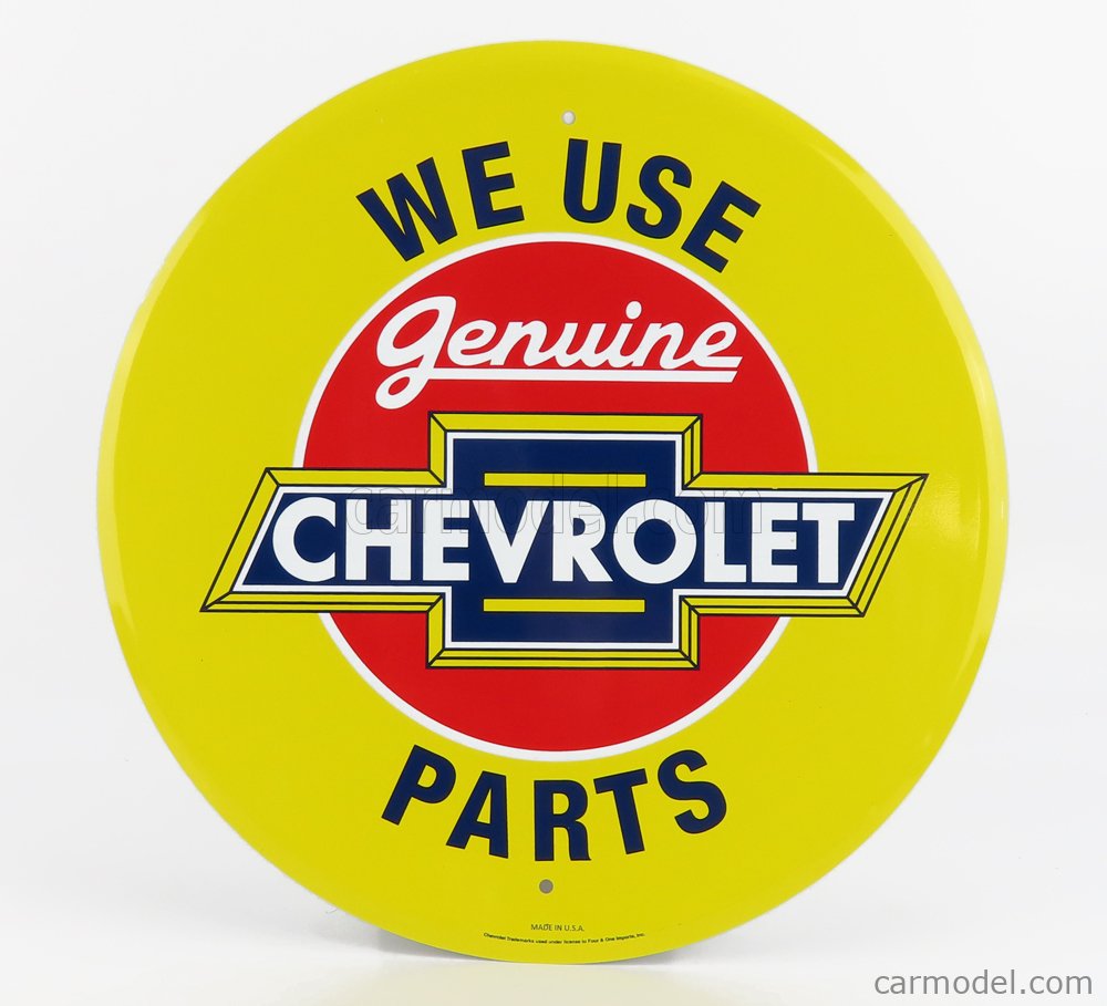 EDICOLA RD2 Scale 1/1 | ACCESSORIES METAL ROUND PLATE - CHEVROLET ...