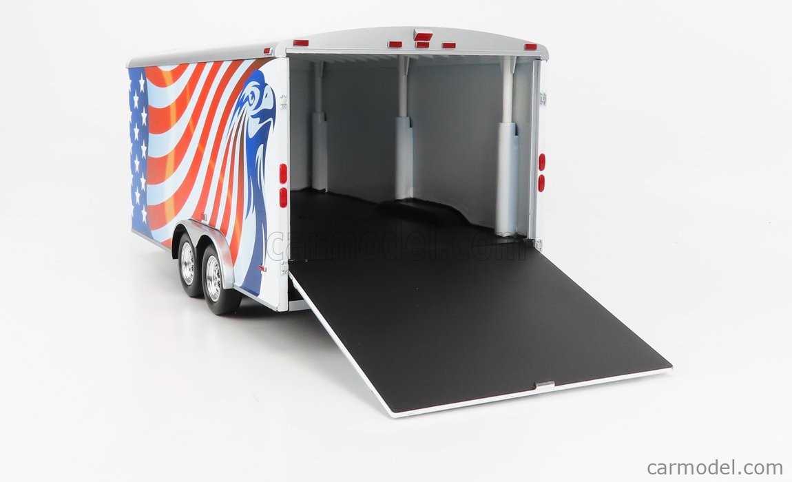 AUTOWORLD AMM1266/06 Scale 1/18 | ACCESSORIES CAR TRANSPORTER TRAILER ...