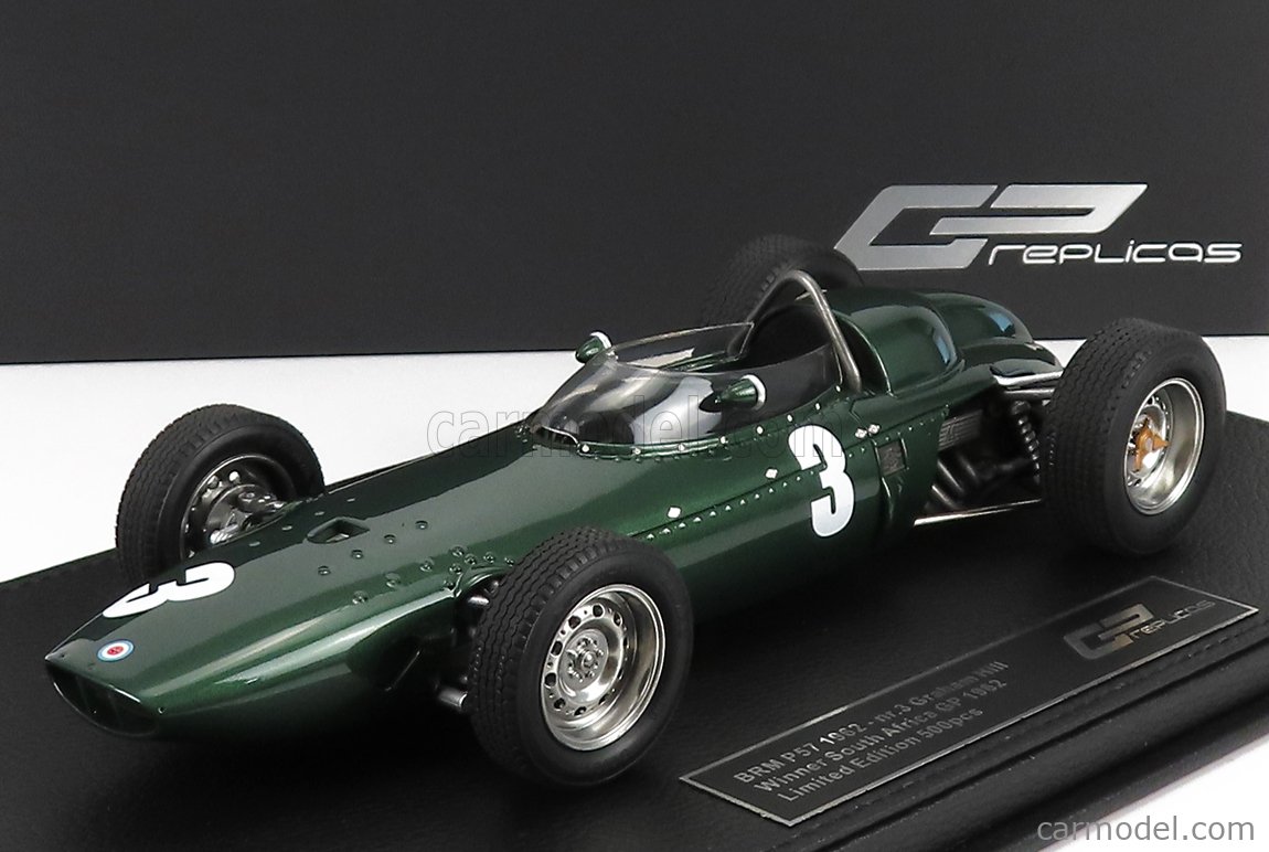 GP-REPLICAS GP124A Scale 1/18 | BRM F1 P57 BRM TEAM N 3 WINNER SOUTH ...