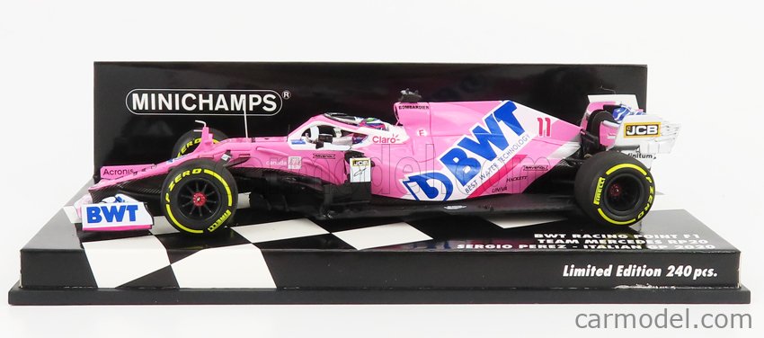 MINICHAMPS 417200811 Scale 1/43 | MERCEDES BWT F1 RP20 TEAM SPORTPESA ...