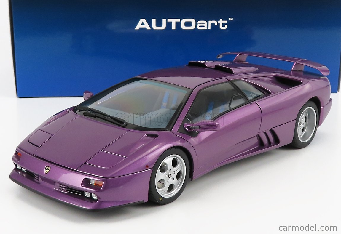 AUTOART 79142 Scale 1/18 | LAMBORGHINI DIABLO SE30 JOTA 1994 PURPLE MET