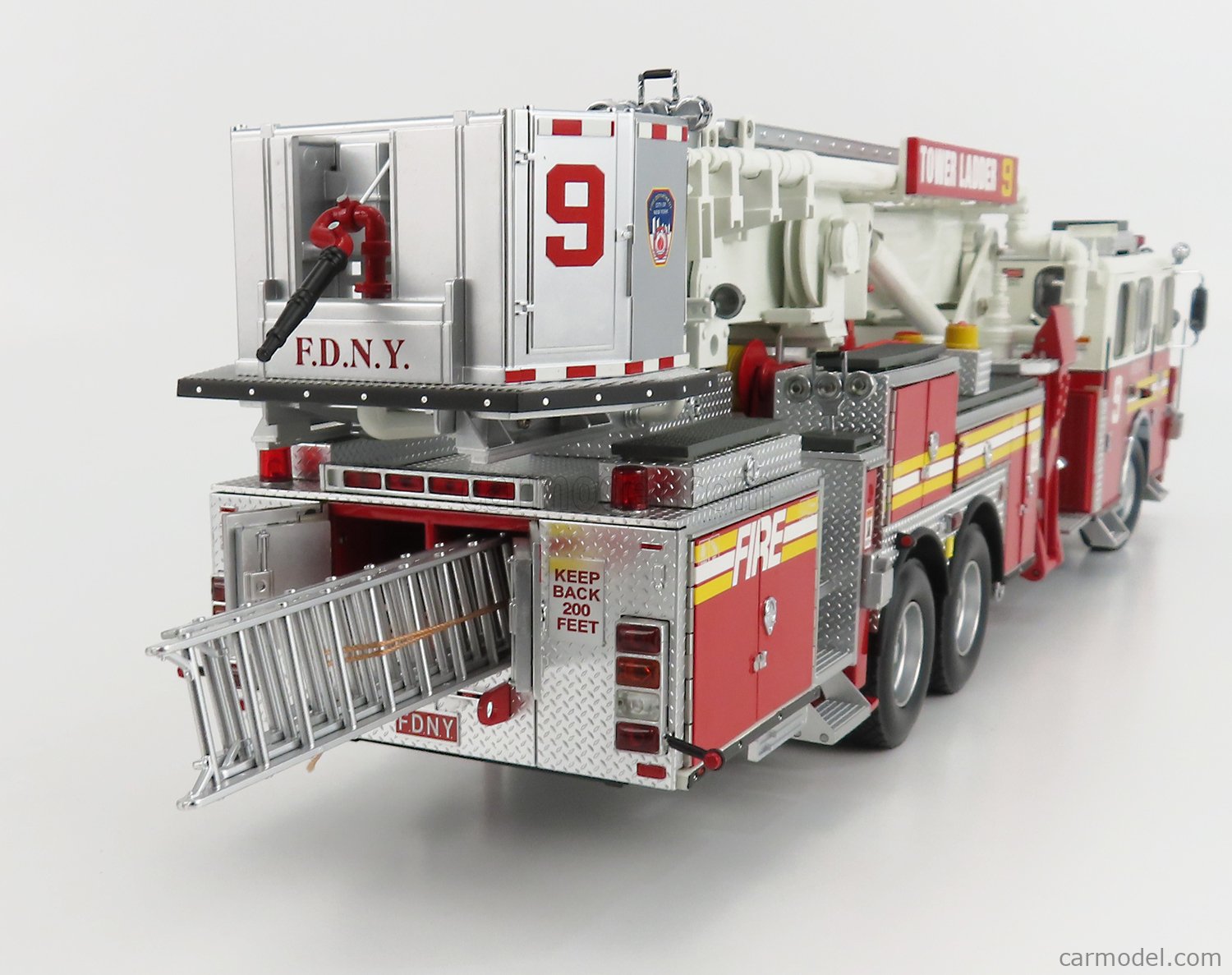 EDICOLA 150923 Scale 1/24 | SEAGRAVE TRUCK TOWER LADDER 9 SCALA FIRE ...
