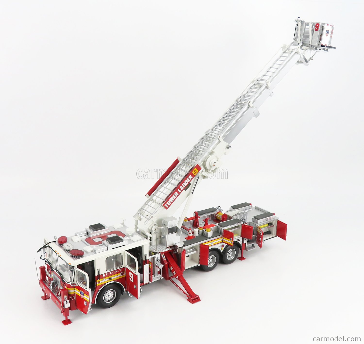 EDICOLA 150923 Scale 1/24 | SEAGRAVE TRUCK TOWER LADDER 9 SCALA FIRE ...