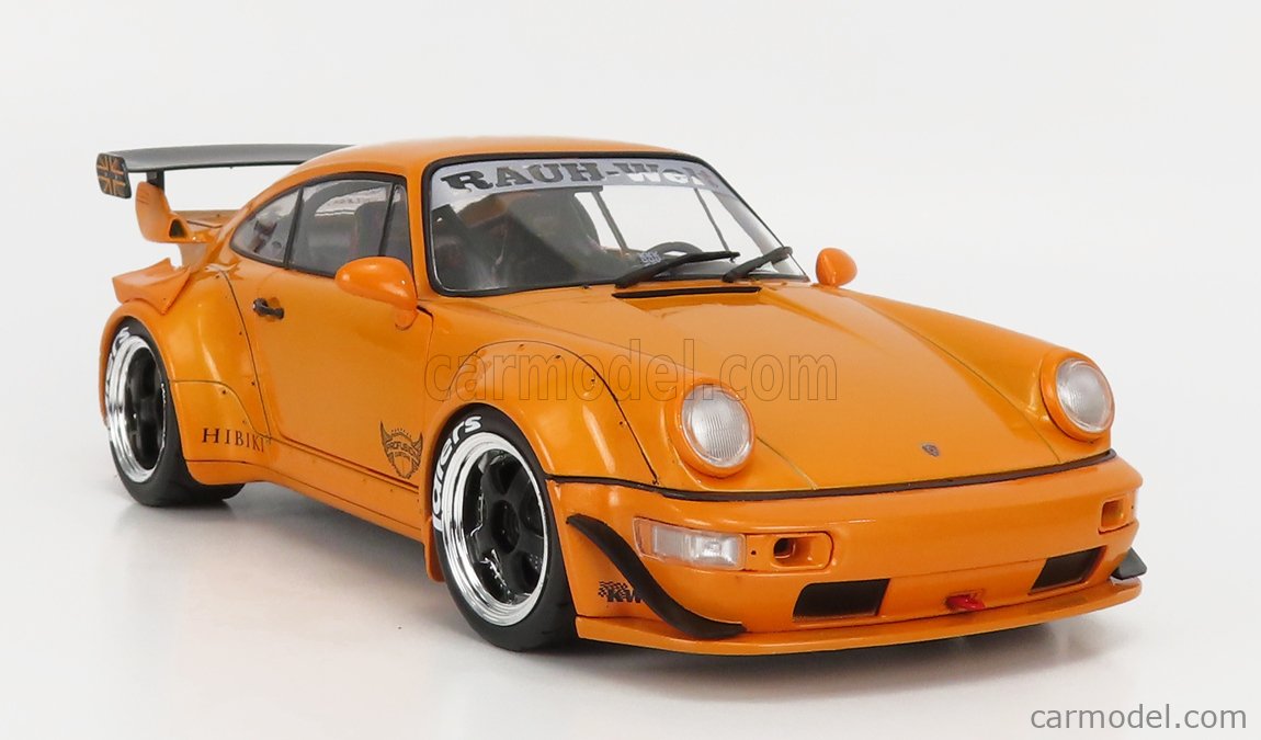 SOLIDO 1807501 Scale 1/18 | PORSCHE 911 964 RWB RAUH WELT 1992 ORANGE