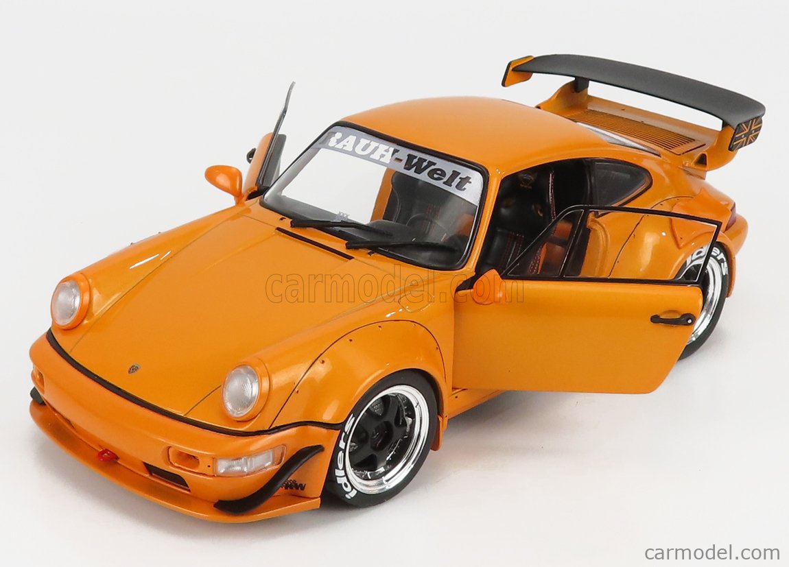 SOLIDO 1807501 Масштаб 1/18 | PORSCHE 911 964 RWB RAUH WELT 1992 ORANGE
