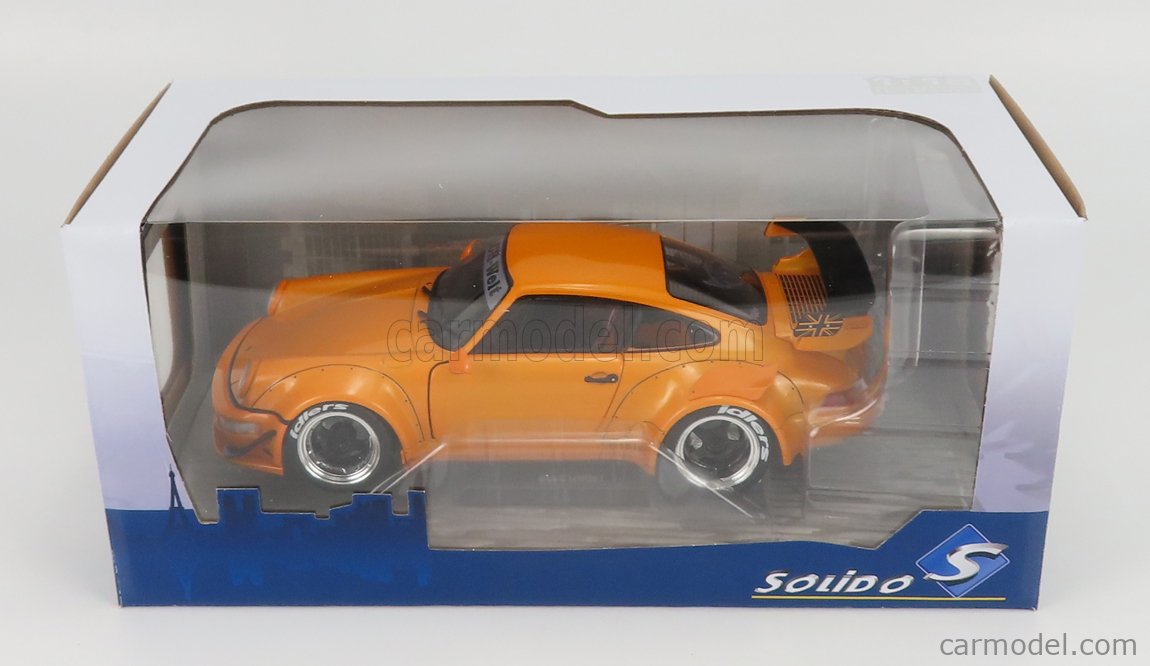 SOLIDO 1807501 Scale 1/18 | PORSCHE 911 964 RWB RAUH WELT 1992 ORANGE