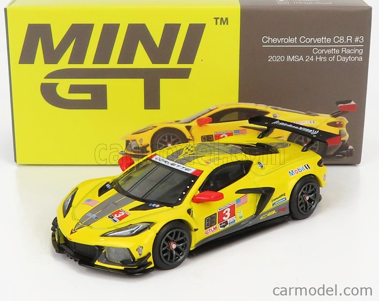 MINI-GT MGT00253-L Масштаб 1/64 | CHEVROLET CORVETTE C8.R 5.5L V8 TEAM ...