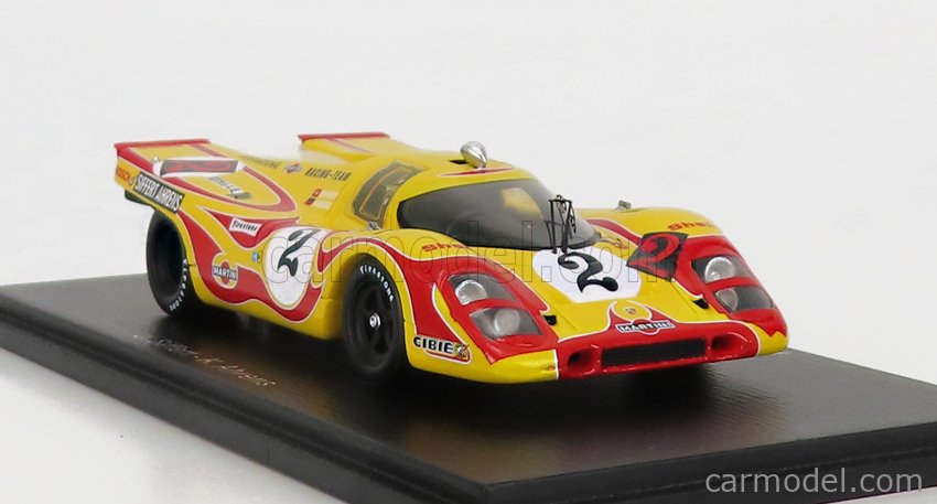 SPARK-MODEL S9980 Scale 1/43 | PORSCHE 917 4.5L N 2 2nd 9h KYALAMI 1970 J.SIFFERT - K.AHRENS ...