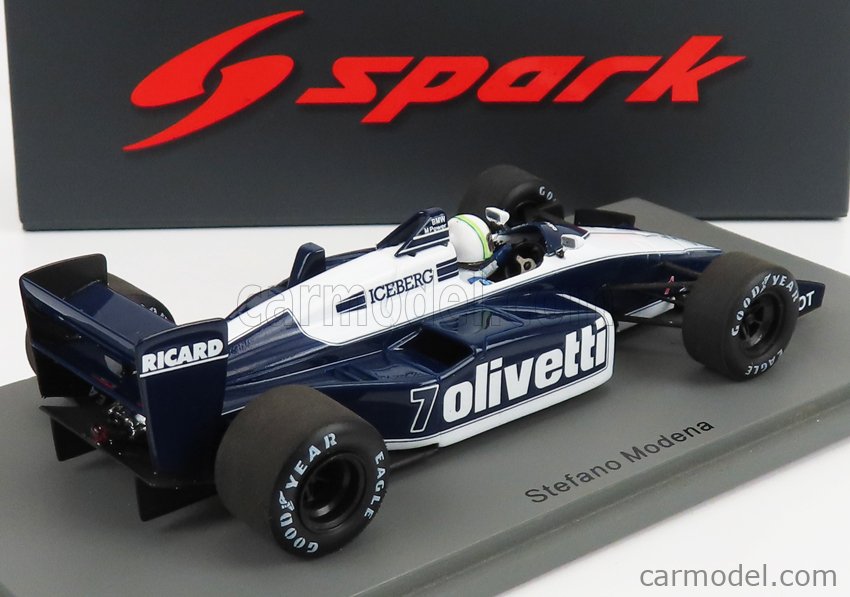 SPARK-MODEL S7108 Scale 1/43 | BRABHAM F1 BT56 N 7 AUSTRALIAN GP 1987 S ...