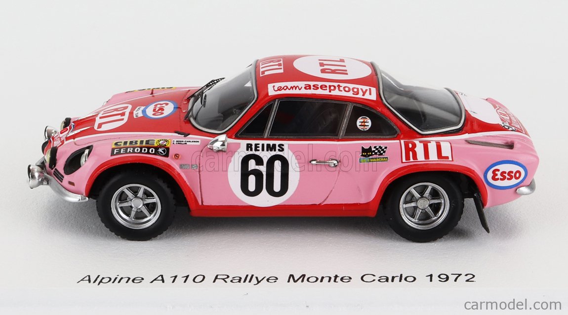 SPARK-MODEL S6109 Scale 1/43 | RENAULT ALPINE A110 1800 N 60 RALLY ...