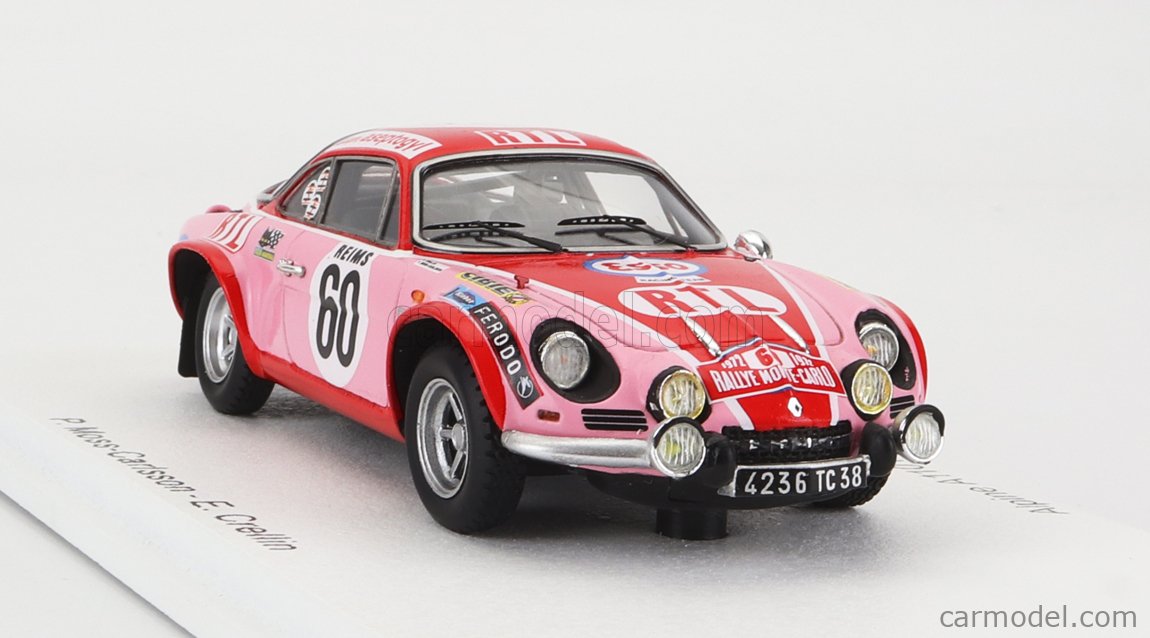 SPARK-MODEL S6109 Scale 1/43 | RENAULT ALPINE A110 1800 N 60 RALLY ...