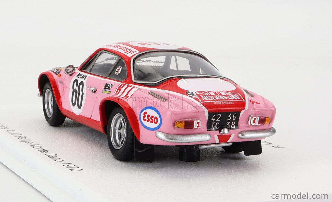 SPARK-MODEL S6109 Scale 1/43 | RENAULT ALPINE A110 1800 N 60 RALLY ...