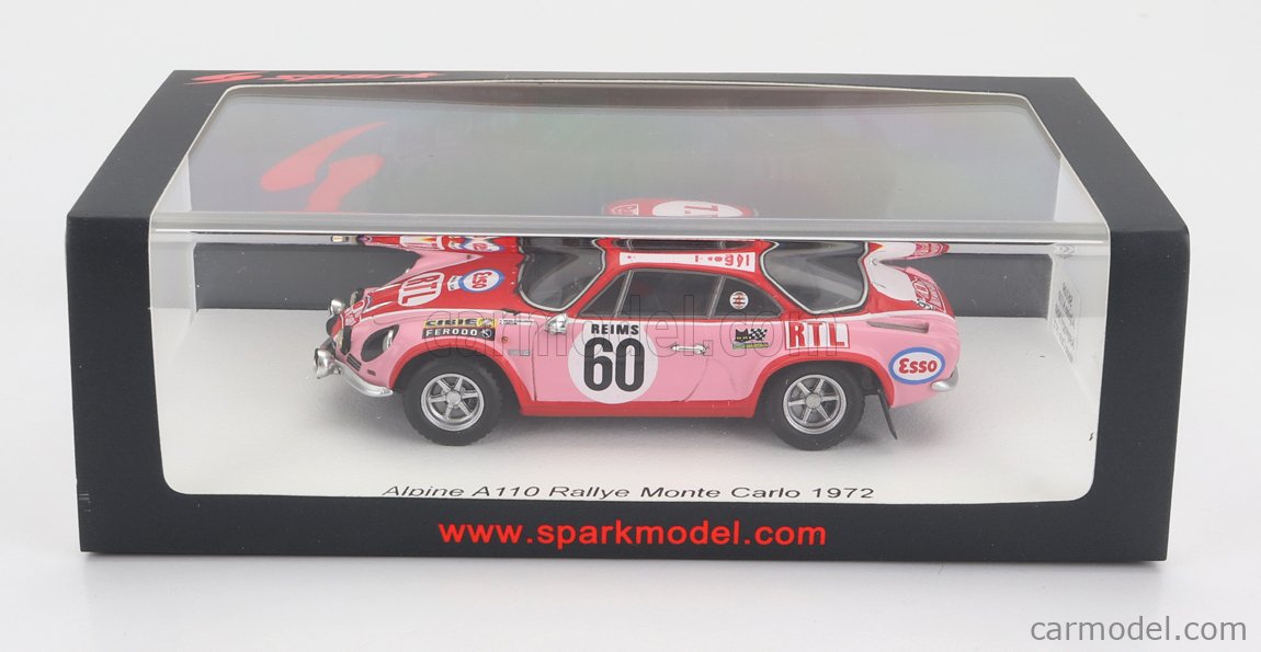 SPARK-MODEL S6109 Scale 1/43 | RENAULT ALPINE A110 1800 N 60 RALLY ...