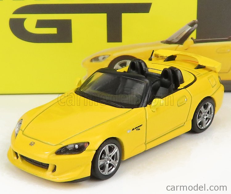 MINI-GT MGT00282-L Scale 1/64 | HONDA S2000 CR SPIDER LHD 1998 YELLOW