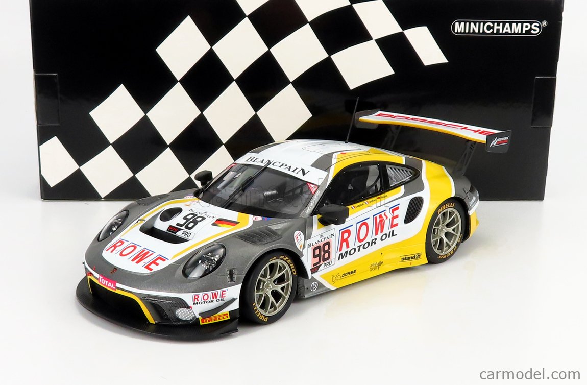 MINICHAMPS 155196098 Scale 1/18 | PORSCHE 911 991-2 GT3 R TEAM ROWE ...