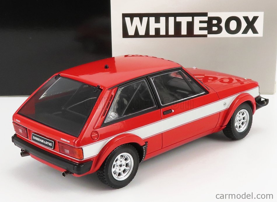 WHITEBOX WB124090 Escala 1/24 | TALBOT SUNBEAM LOTUS 1980 RED WHITE