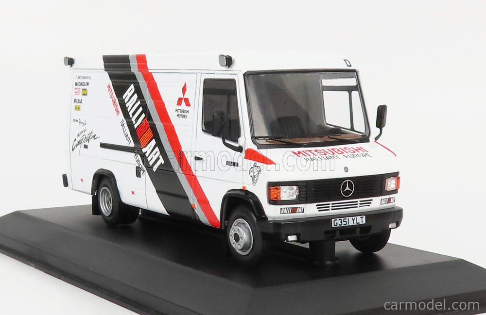 IXO-MODELS RAC345X Scale 1/43 | MERCEDES BENZ 814D VAN TEAM MITSUBISHI ...