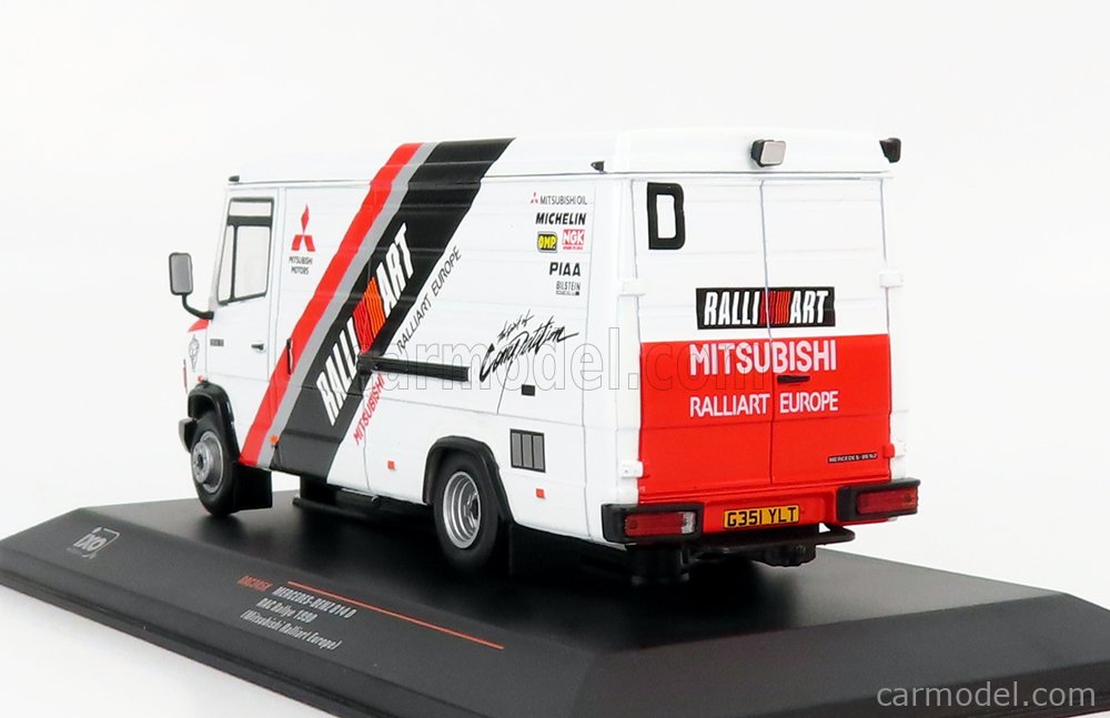 IXO-MODELS RAC345X Scale 1/43 | MERCEDES BENZ 814D VAN TEAM MITSUBISHI ...