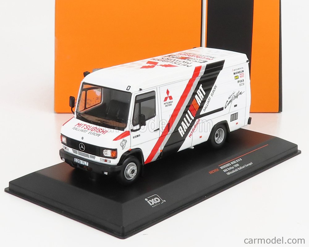 IXO-MODELS RAC345X Scale 1/43 | MERCEDES BENZ 814D VAN TEAM MITSUBISHI ...