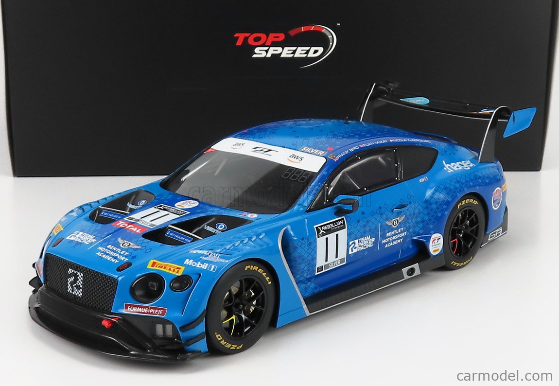 TRUESCALE TS0344 Scale 1/18 | BENTLEY CONTINENTAL GT3 TEAM PARKER TOTAL ...