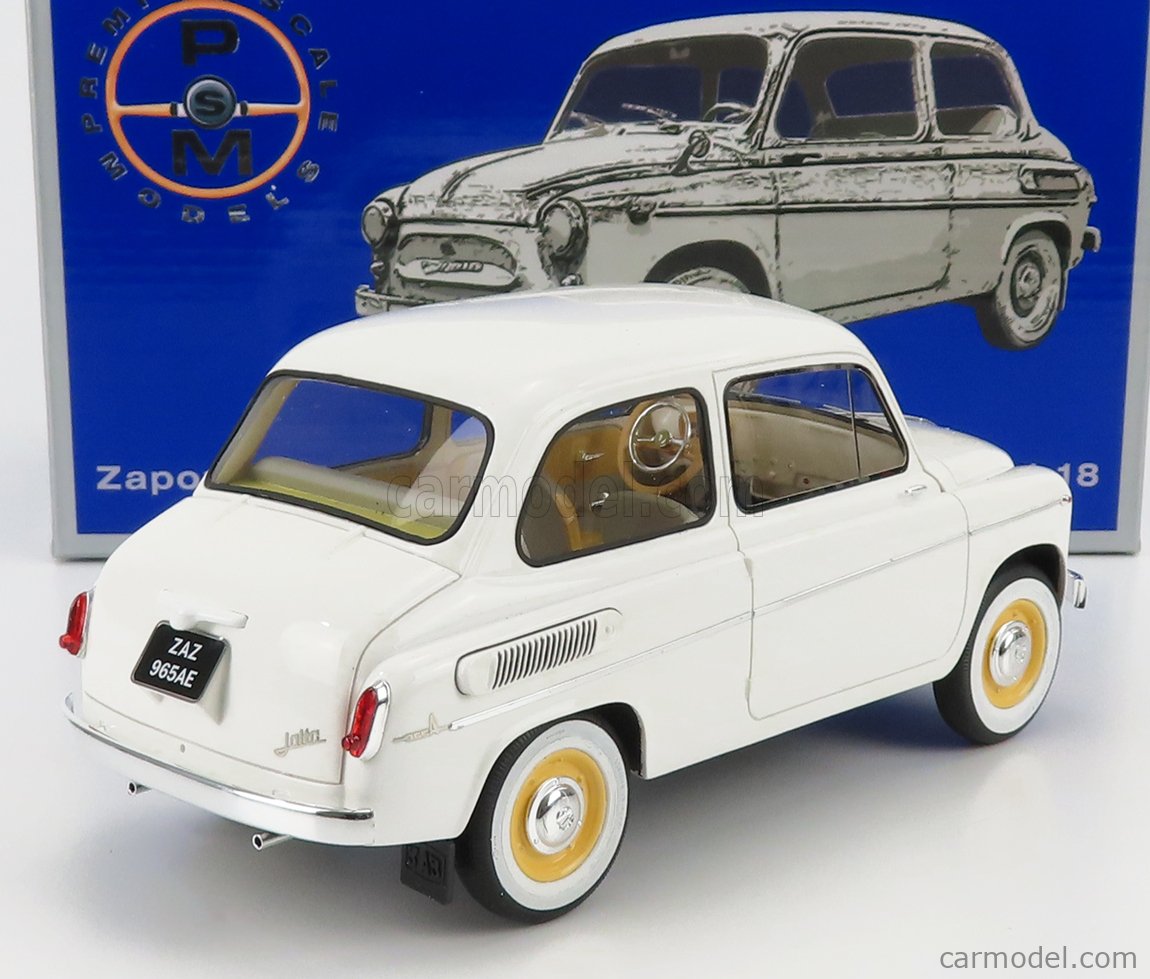 PREMIUM-SCALE-MODELS 18001B Scale 1/18 | ZAZ SAPOROSHEZ 965AE 1965 WHITE