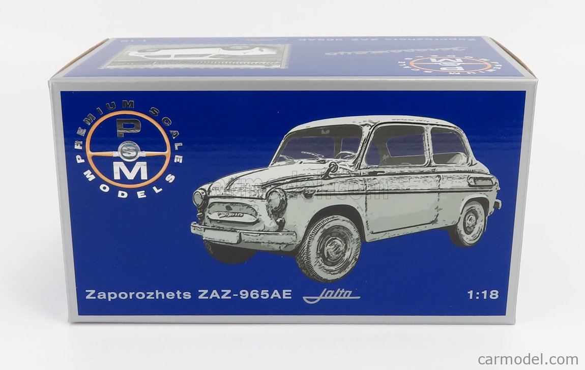 PREMIUM-SCALE-MODELS 18001B Scale 1/18 | ZAZ SAPOROSHEZ 965AE 1965 WHITE